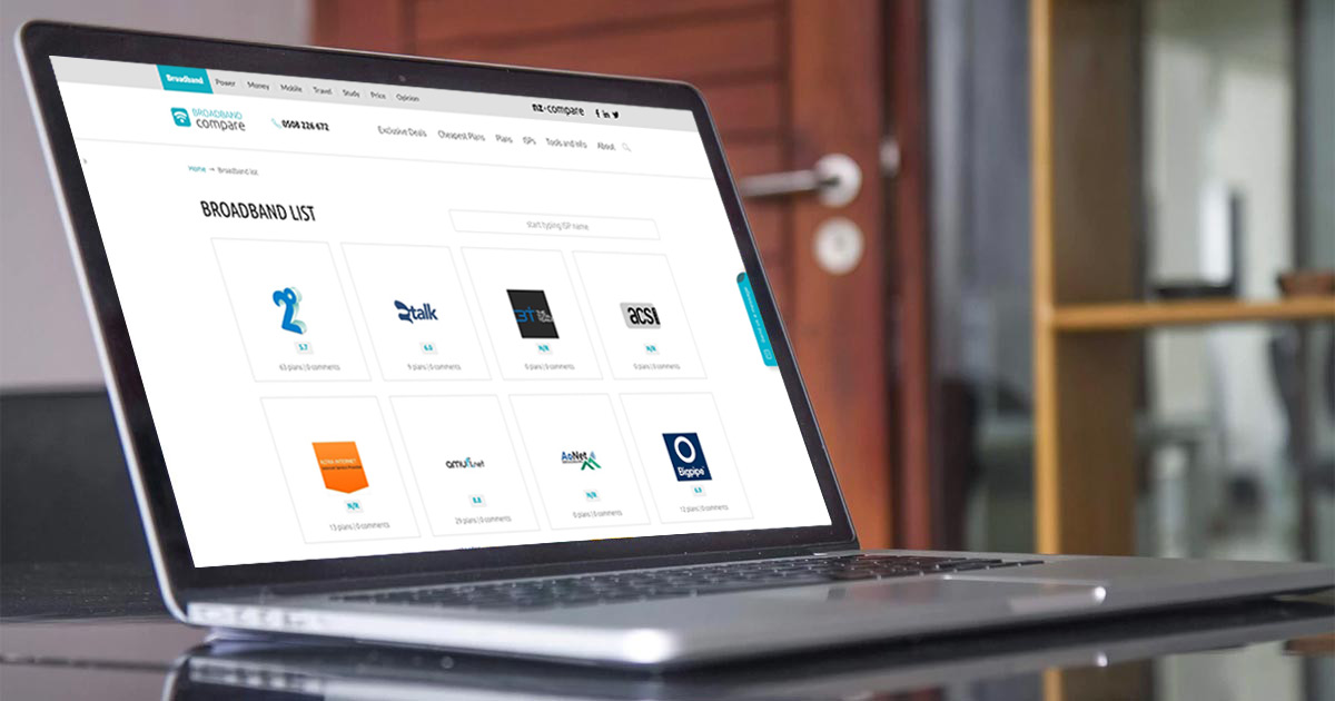 List of Broadband Companies - Compare Broadband